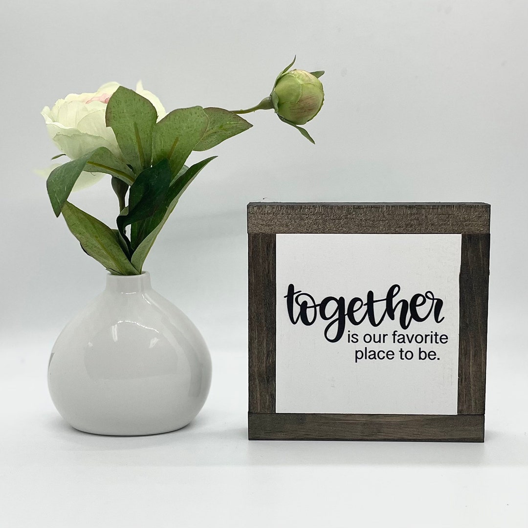Together Sign, Kitchen Home Decor, Gift for Her, Housewarming Gift ...