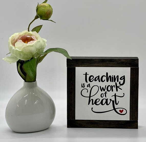 Teacher Appreciation Gift Classroom Decor Small Wood Signs - Etsy