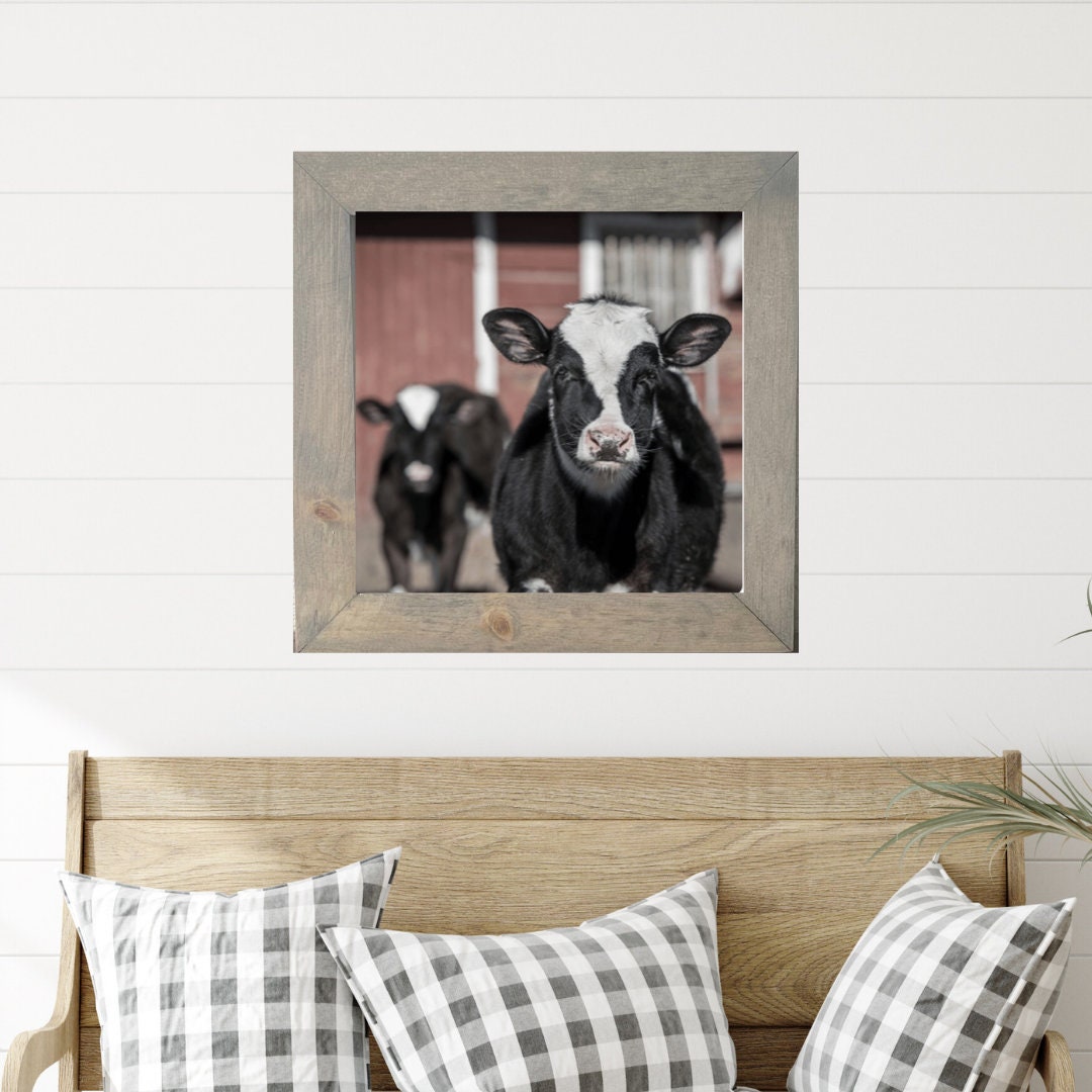 Cow Home Decor, Rustic Cow Sign, Country Cow Decor, Gift for Cow Lover ...