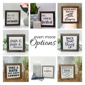 Bathroom Humor Sign, Restroom Decor, Office Bathroom, Dorm Room Gift ...