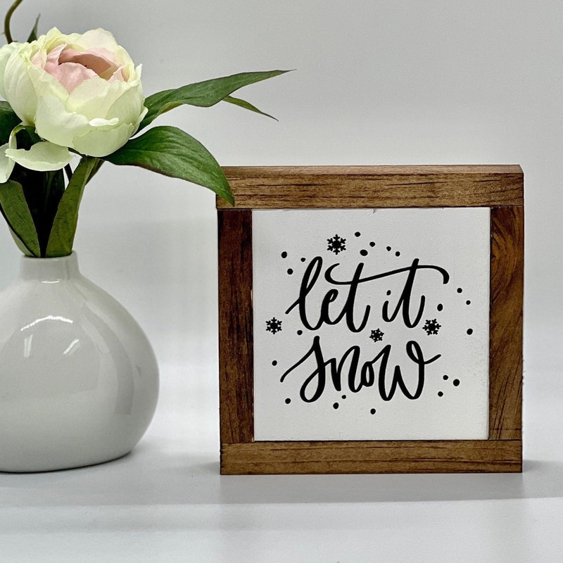 Let It Snow Sign - Etsy