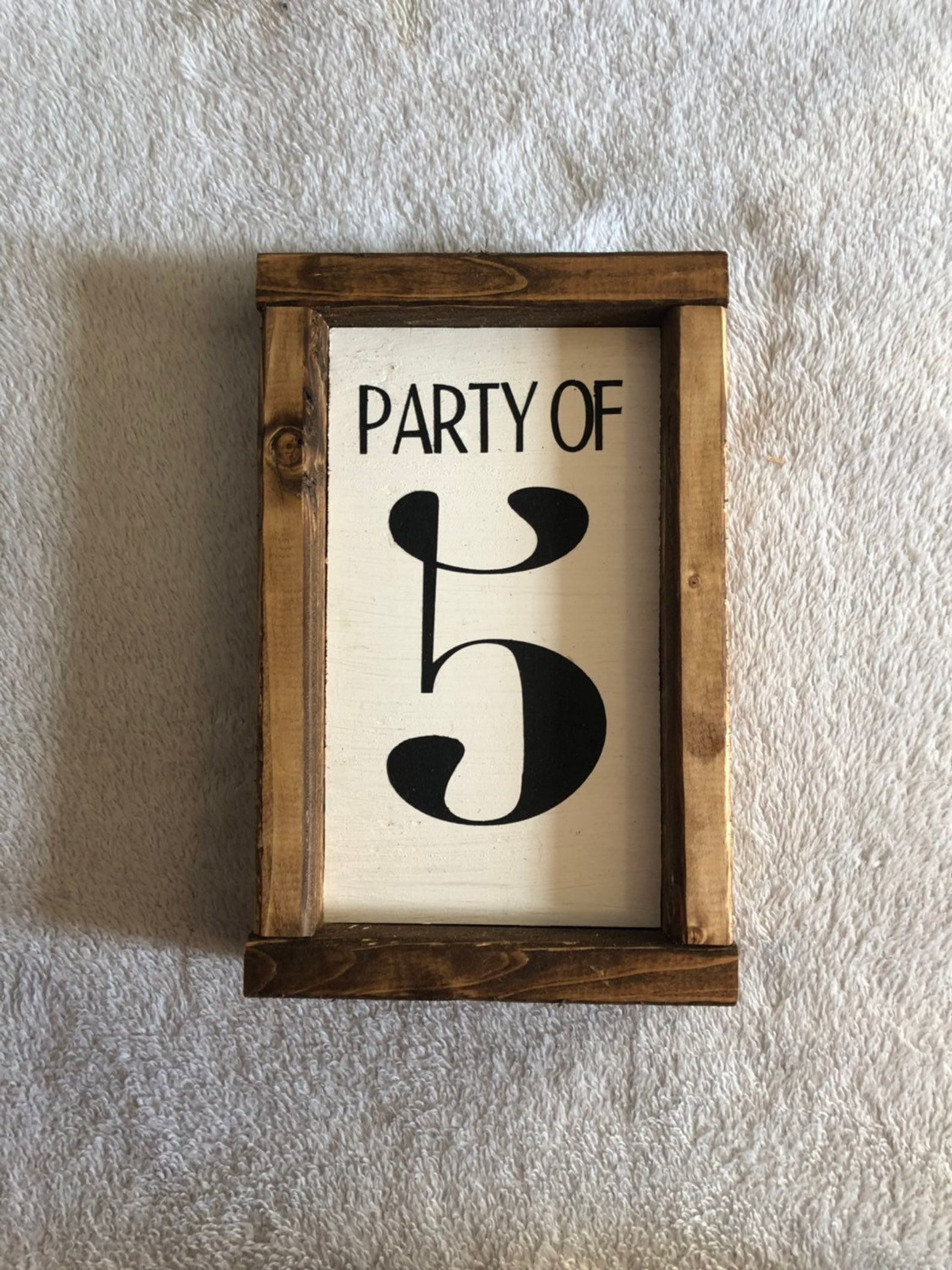 Party of Wood Sign Family Gift Housewarming Present Gallery | Etsy