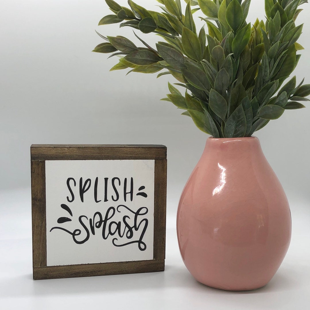 Splish Splash Sign, Bathroom Home Decor, Restroom Sign, Kids Bathroom ...