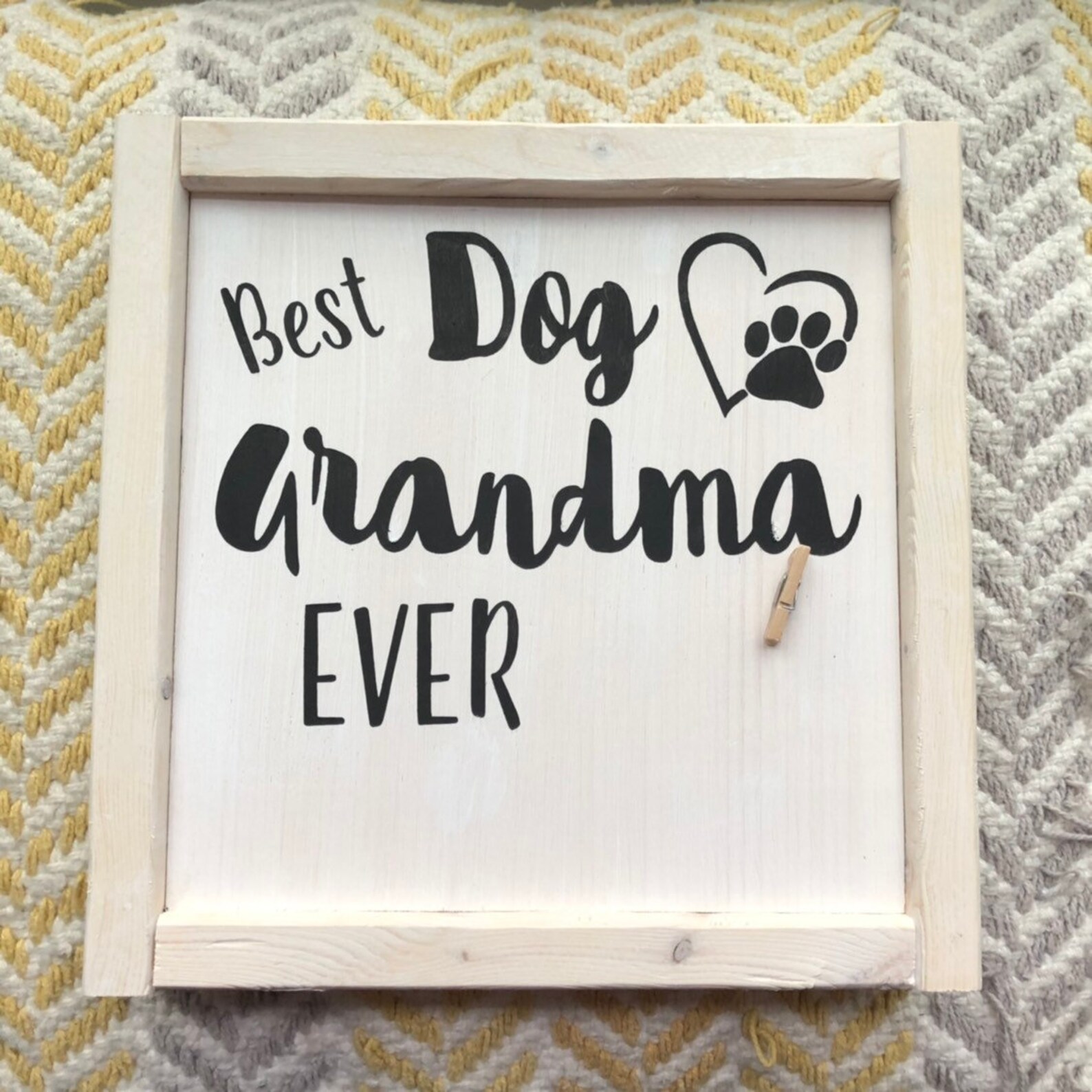 Dog Grandma Sign Pet Lover Gift Dog Owner Decor Rustic - Etsy