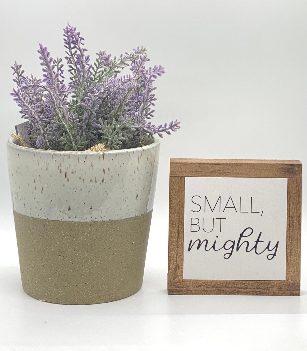 Small but Mighty Sign, Neutral Nursery Decor, Gender Neutral Sign ...