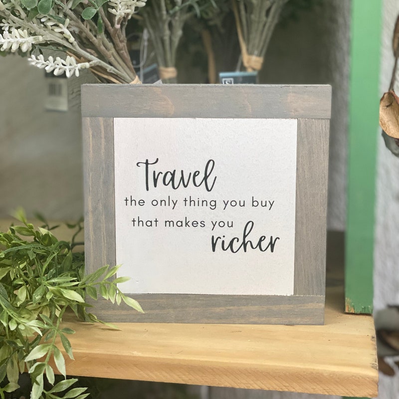 Travel Wood Sign - Etsy