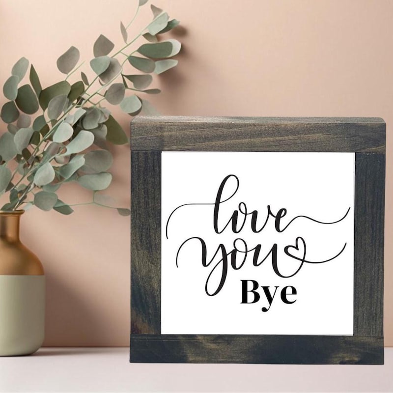 Small Love Wood Signs - Etsy