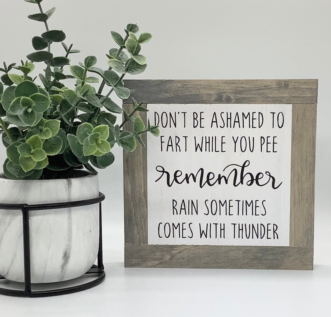 Funny Fart Sign, Children's Bathroom Sign, Office Restroom, Bathroom ...