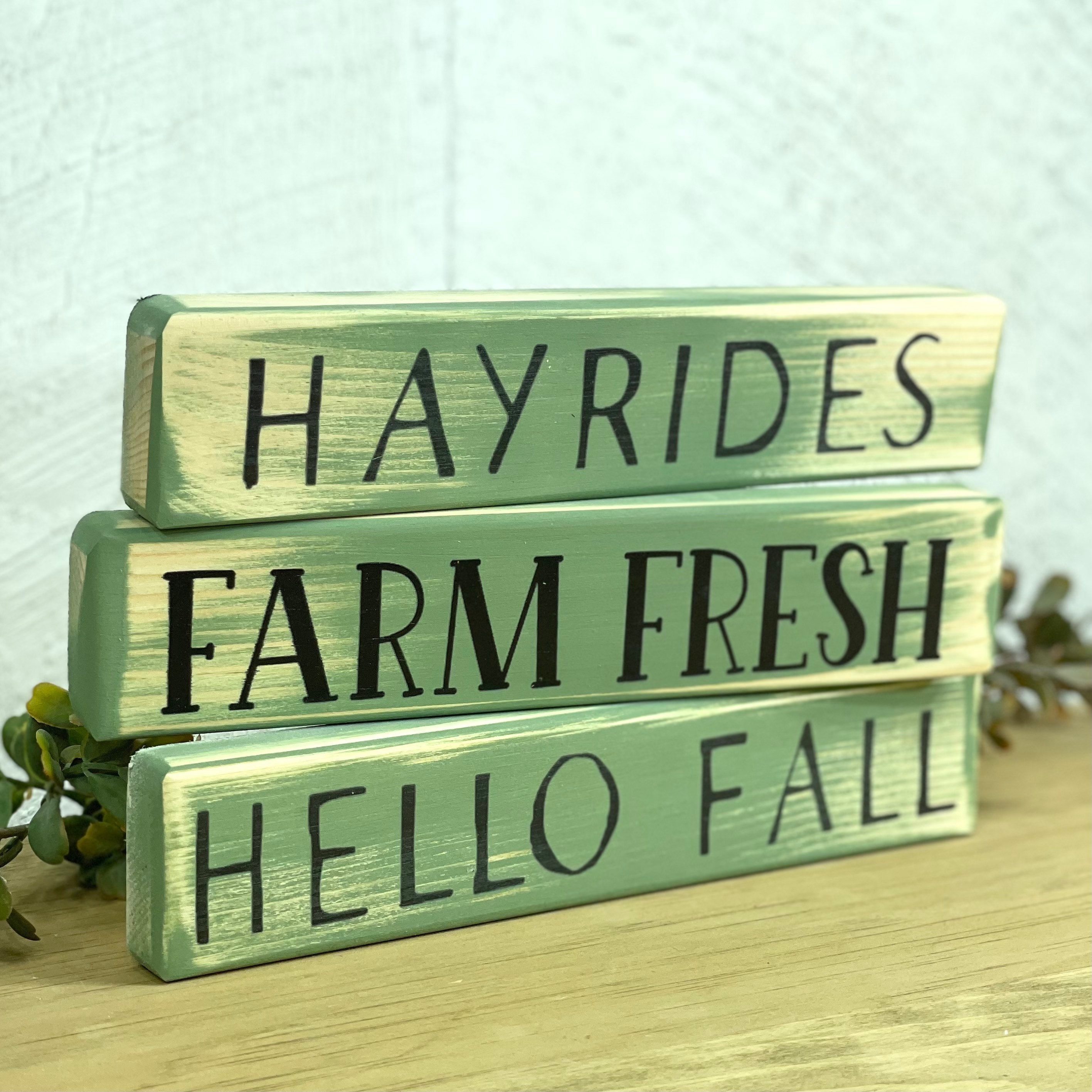 Hay Rides Wood Sign, Farm Fresh Wood Sign, Hello Fresh Wood Sign ...