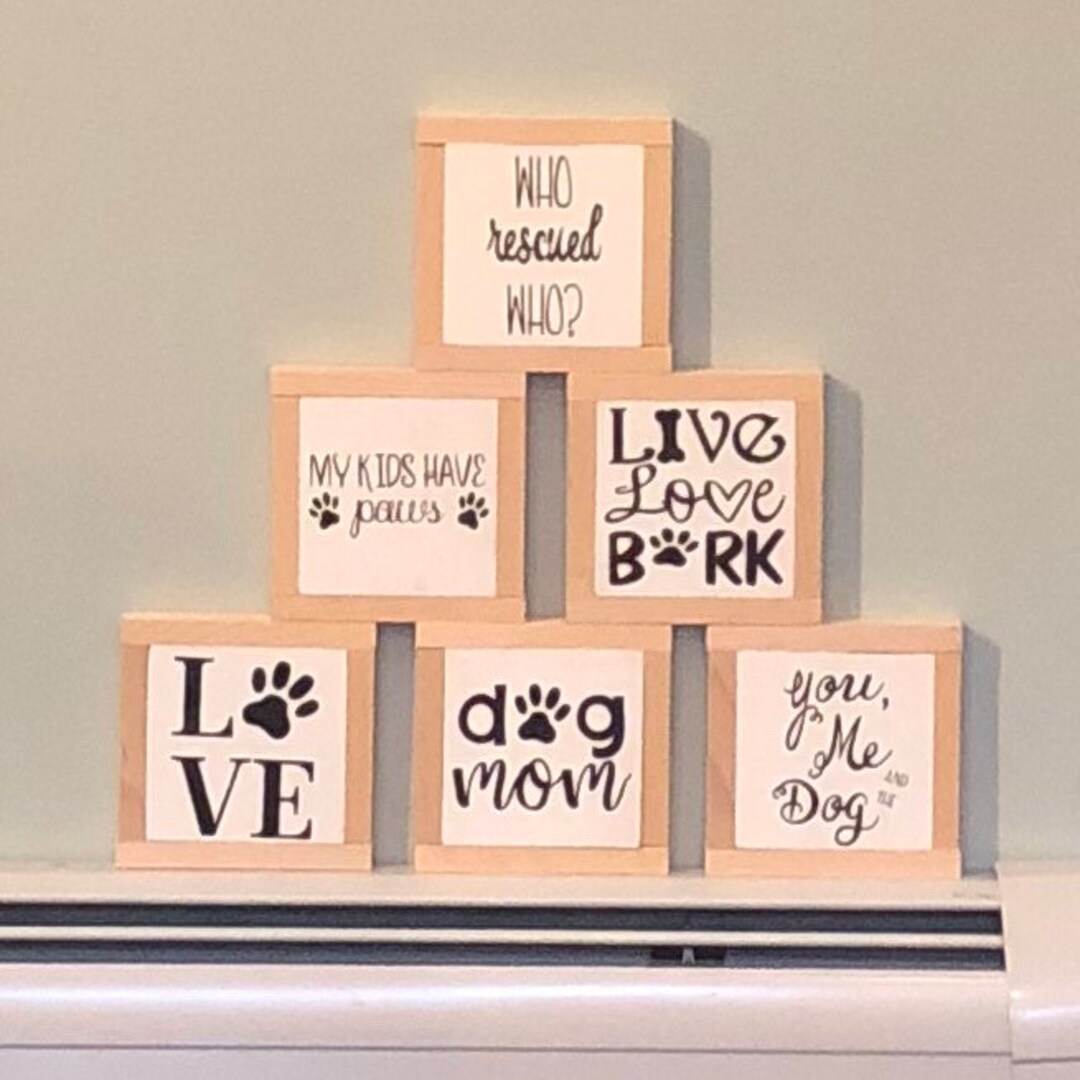 Dog Lover Sign, Small Wood Sign, Pet Lover, Dog Mom Decor, Canine Humor ...