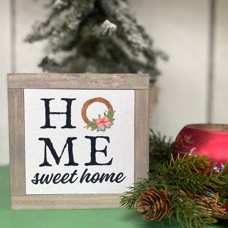 Home for the Holidays Sign - Etsy