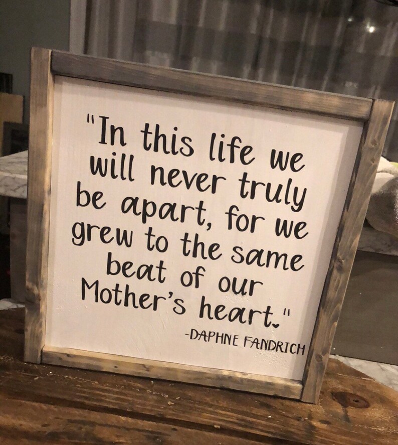 Sibling Quote Sign Mourning Loved One Sympathy Gift - Etsy