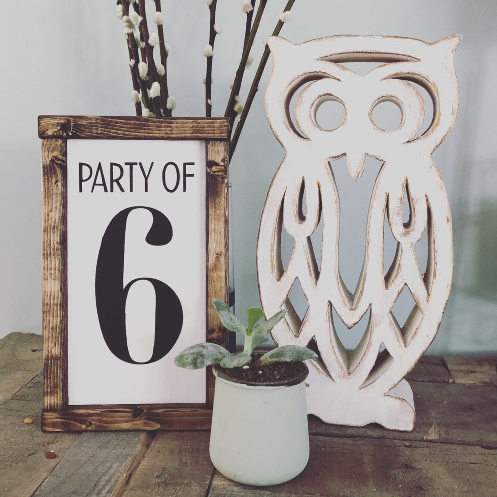 Party of Wood Sign Family Gift Housewarming Present Gallery | Etsy