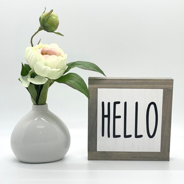 Hello Sign - Etsy