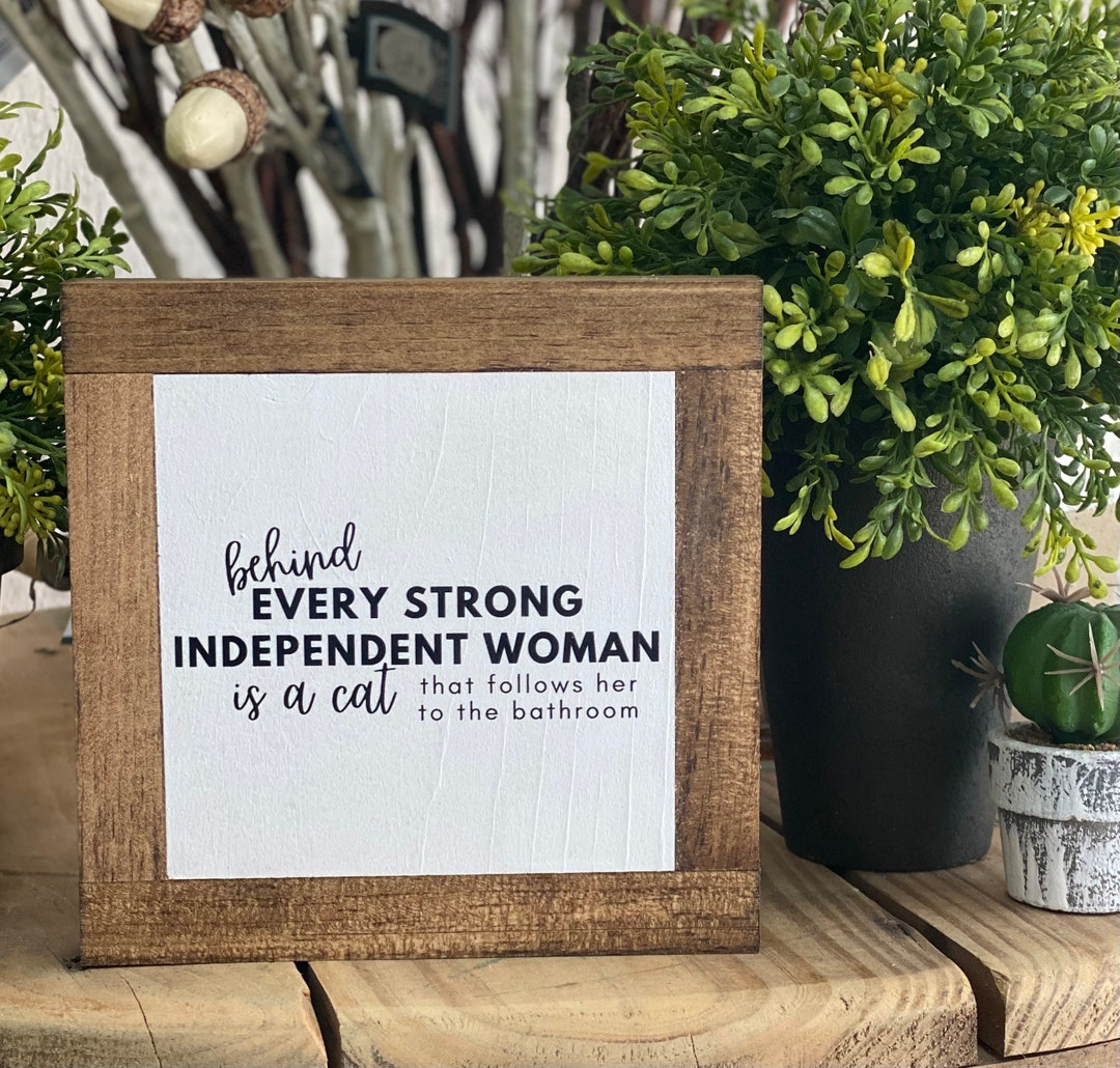 Funny Cat Lady Sign, Cat Lover, Animal Lover Gift, Pet Home Decor, Gift ...