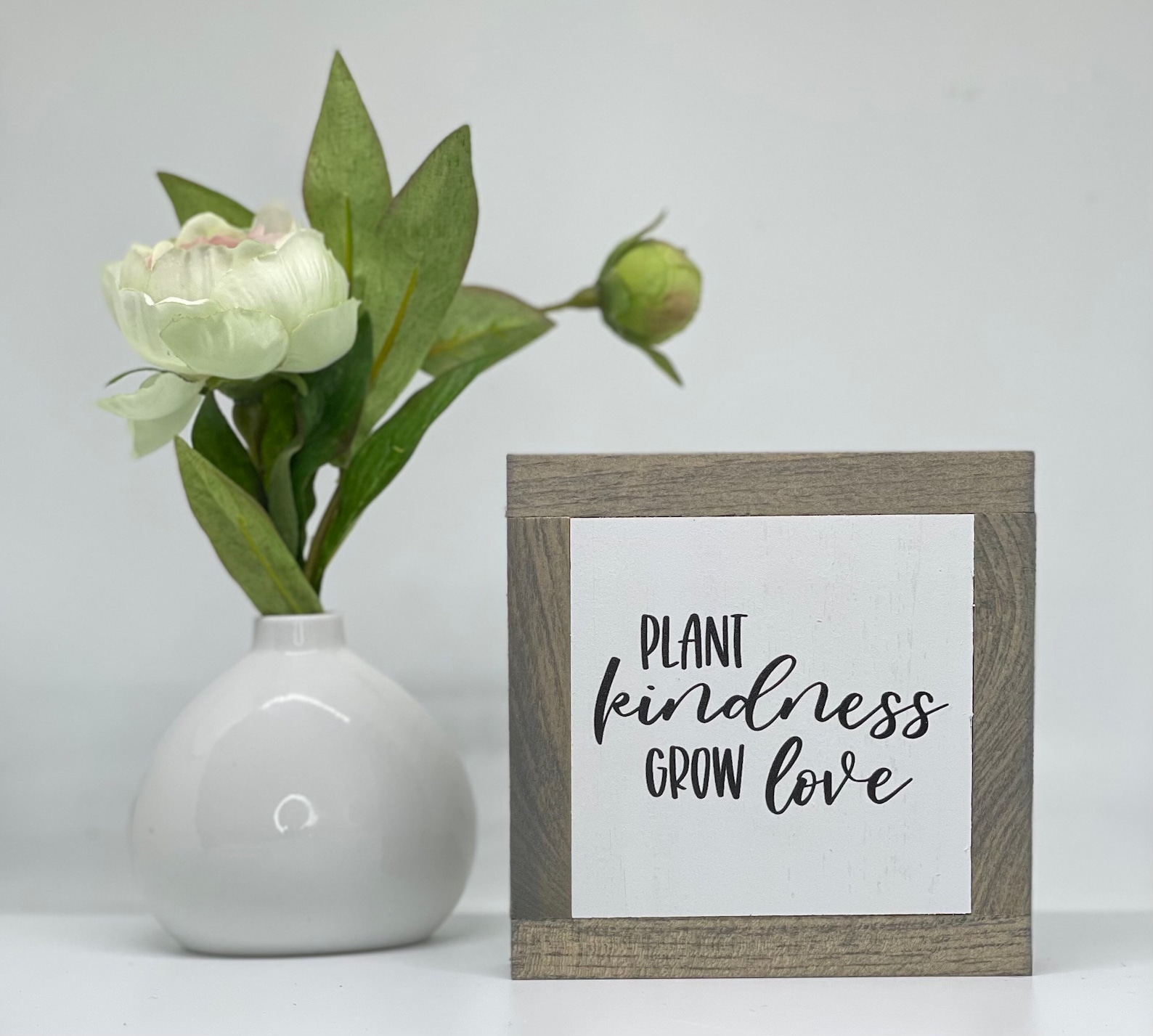 Plant Kindness Sign Plant Lover Sign Grow Love Decor Small - Etsy