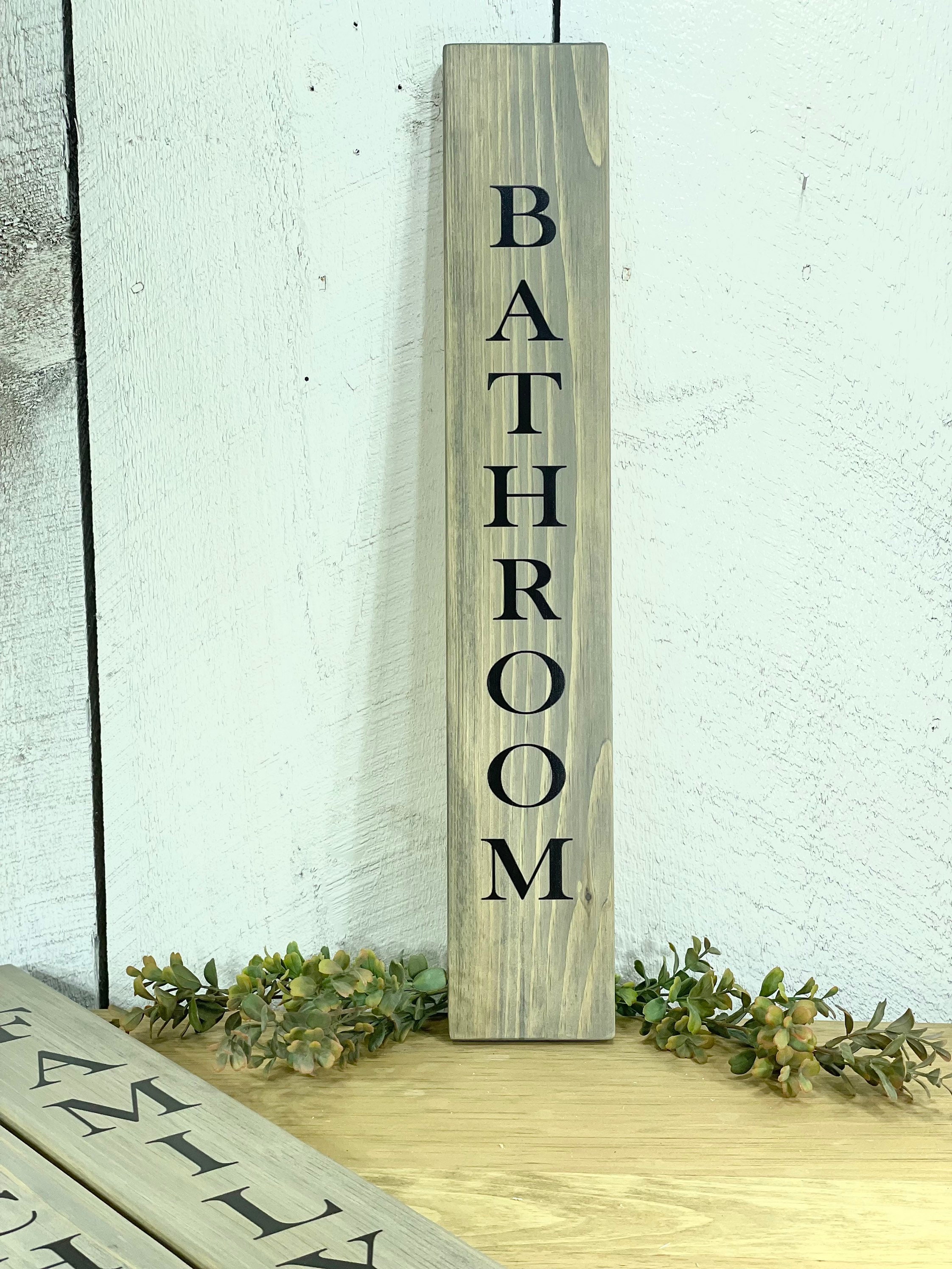 Vertical Room Sign Family Home Decor Long Wood Sign - Etsy