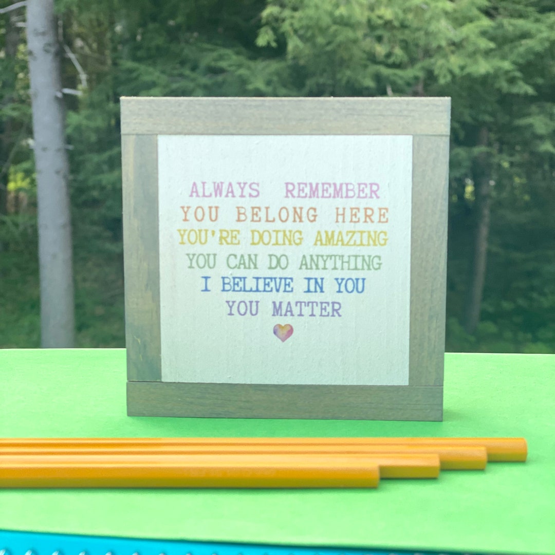 You Matter Wood Sign, Classroom Wood Sign, School Decor, Gift for ...