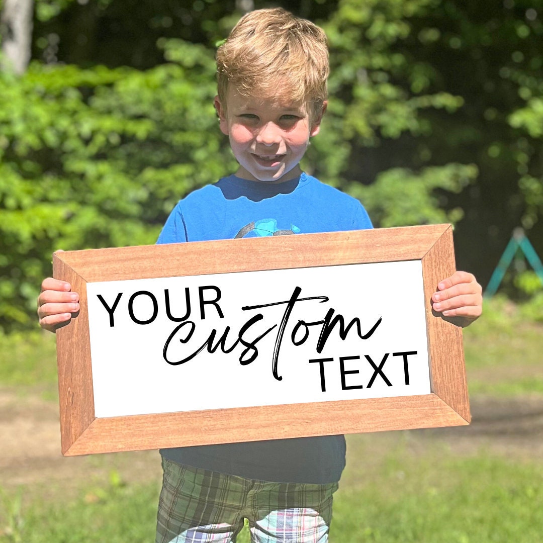 Large Custom Wood Sign, Personalized Quote, Customized Gift, Customized ...