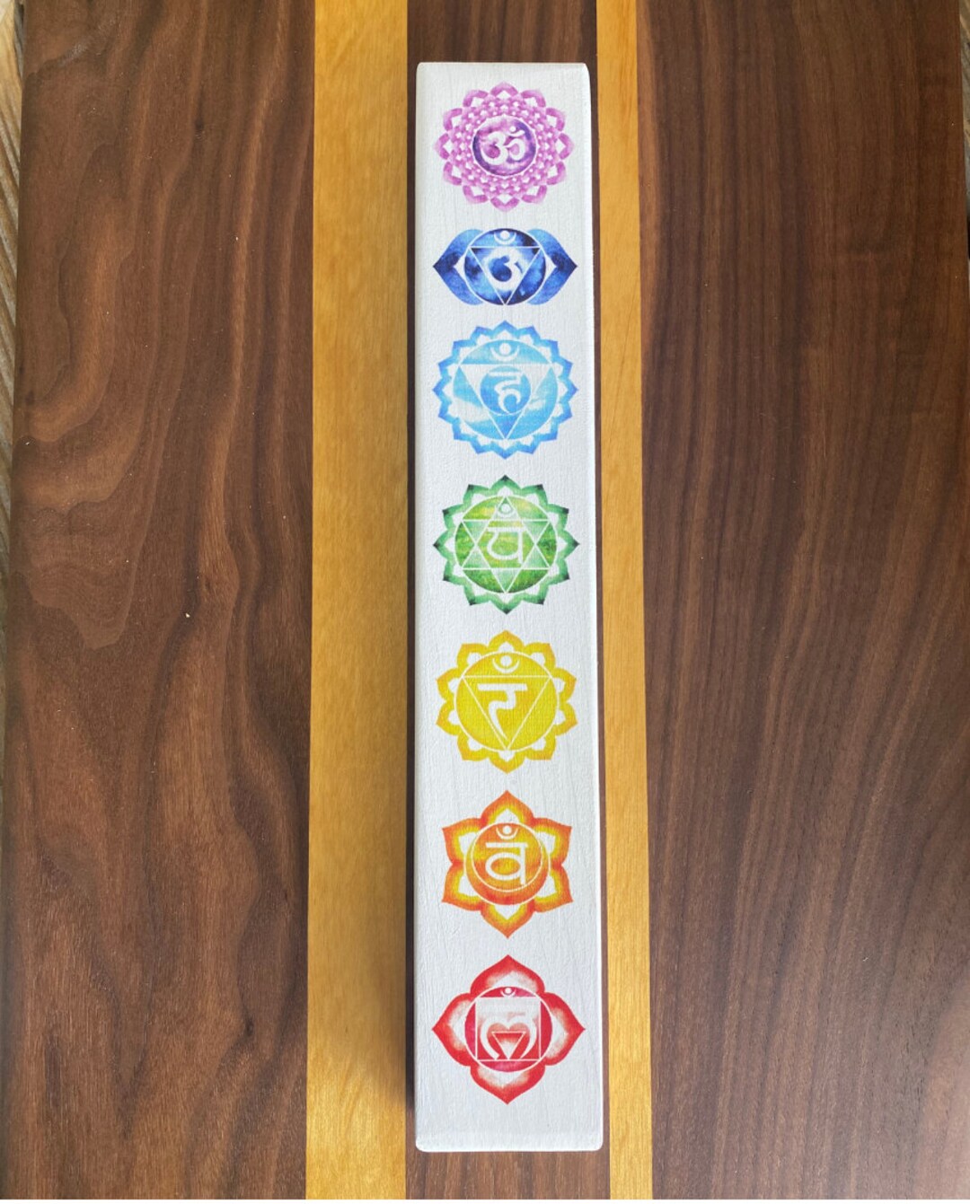 Chakra Home Decor, Chakra Affirmations, Spiritual Wall Art, Chakra Wood ...