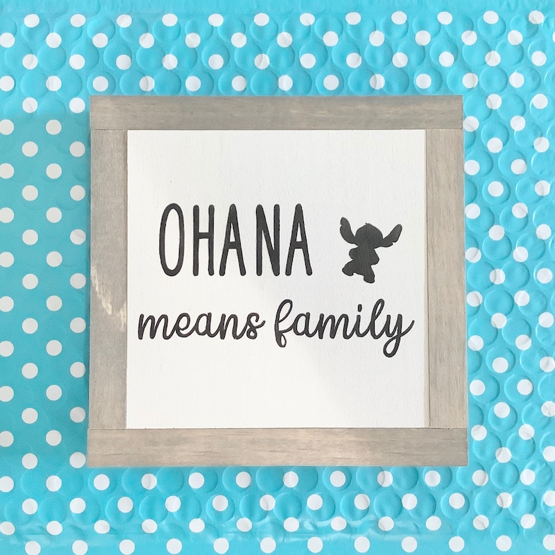 Ohana Wood Sign - Etsy