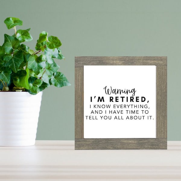 Retirement Sign - Etsy