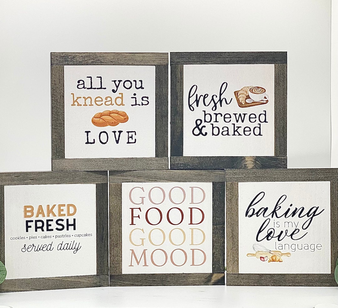 Bakery Wood Sign, Bakery Wood Sign, Breadmaking Gift, Cooking Gift ...