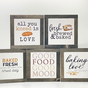 Bakery Wood Sign, Bakery Wood Sign, Breadmaking Gift, Cooking Gift ...