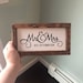 Mr & Mrs Sign Established Home Decor Bridal Shower Gift Bog - Etsy