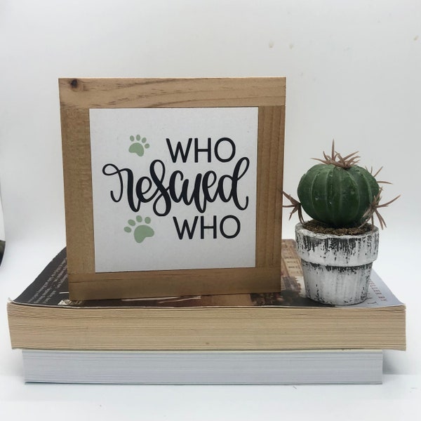 Rescue Dog Sign - Etsy