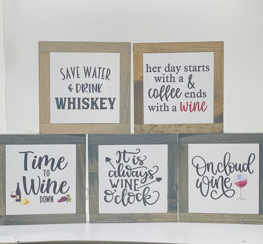 Wine Lover Signs, Wine Gift Basket, Wine Enthusiast Sign, Wine Tiered ...