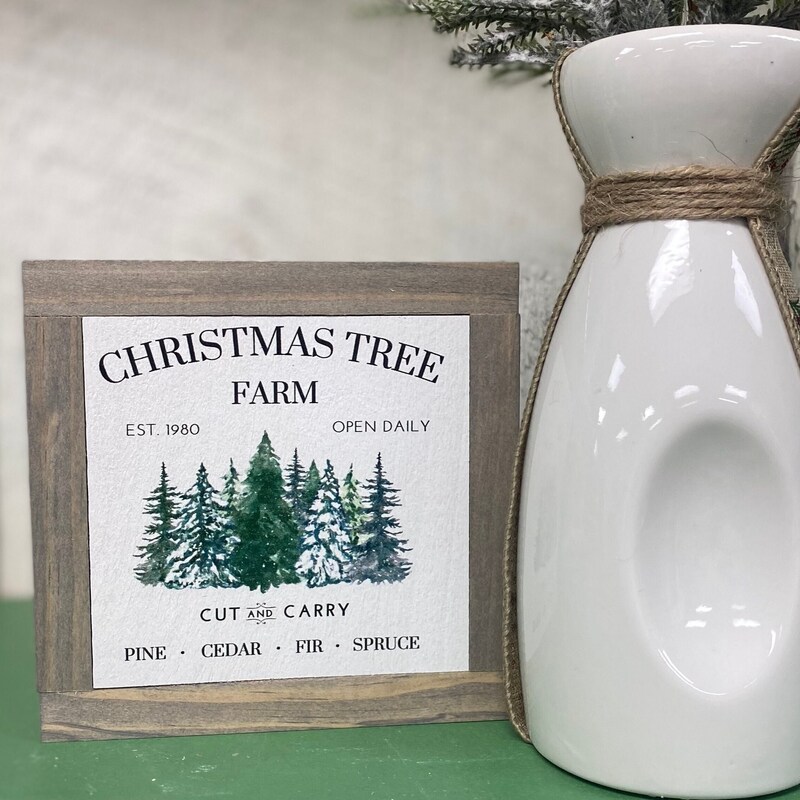 Christmas Tree Farm Sign - Etsy