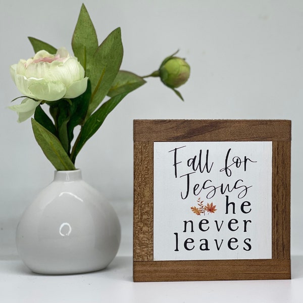 Fall for Jesus Sign - Etsy