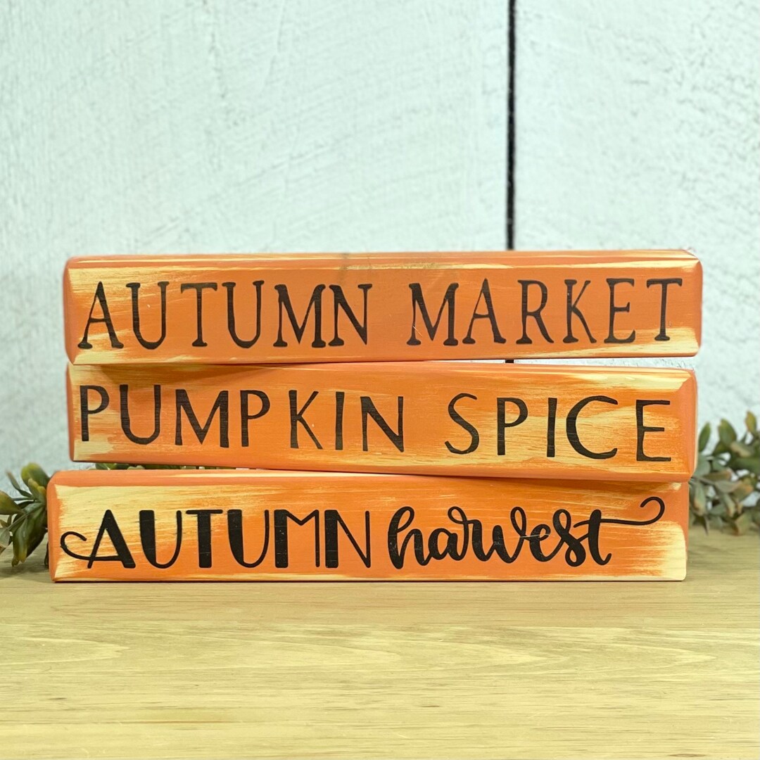 Autumn Market Sign, Pumpkin Spice Sign, Autumn Harvest Sign, Seasonal ...