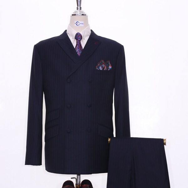 Double Breasted Suit - Etsy