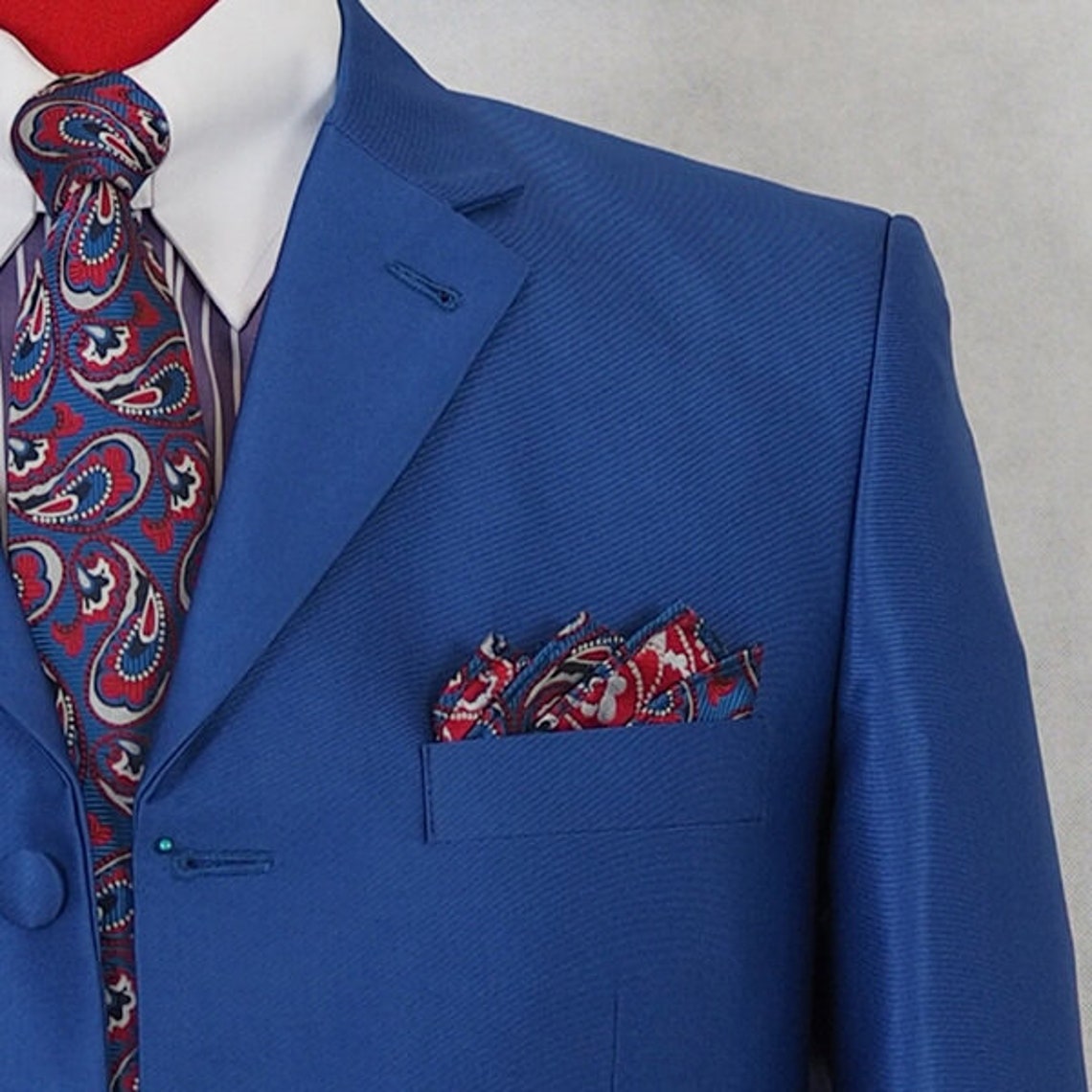 Tonic Suit60s Mod Tailored Royal Blue Tonic Suit for Men - Etsy UK
