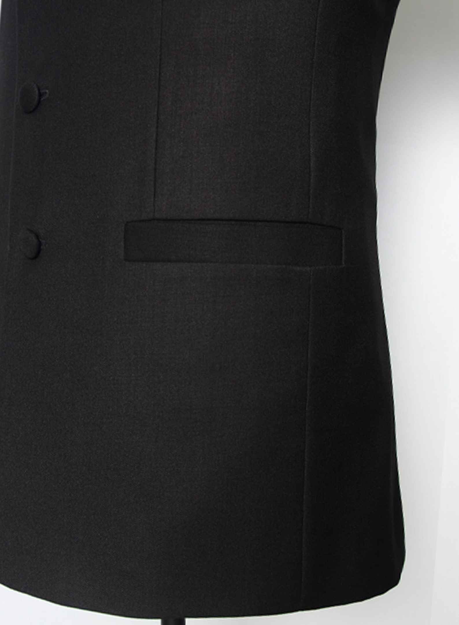 Black Nehru Collar Jacket - Etsy