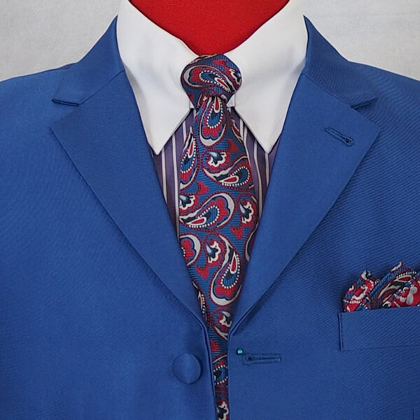 Tonic Suit60s Mod Tailored Royal Blue Tonic Suit for Men - Etsy UK