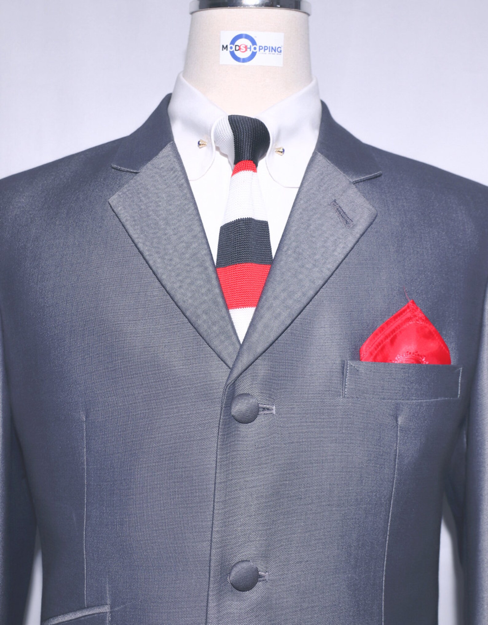 Mod Clothing Mod Fashion Tailored 60s Silver Tonic Suit for - Etsy