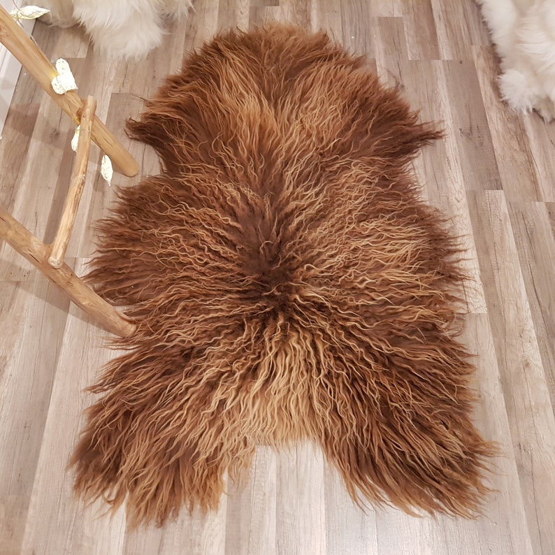 Curly Sheepskin Natural Rugs Amazing Sheepskin Sheep Skin - Etsy