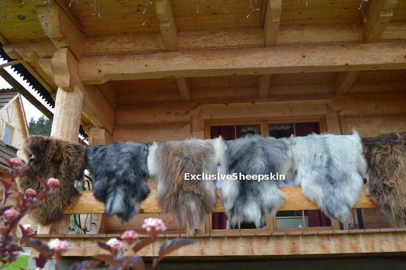 Natural 3 Color Genuine Sheepskin Rug 100% Sheep Skin Leather | Etsy