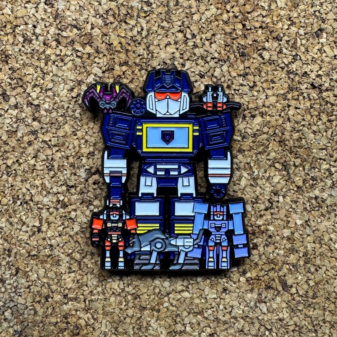 Radiowave Microbots Pin - Etsy