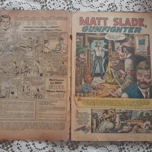 RARE Matt Slade #1 Comic 1956 - Etsy