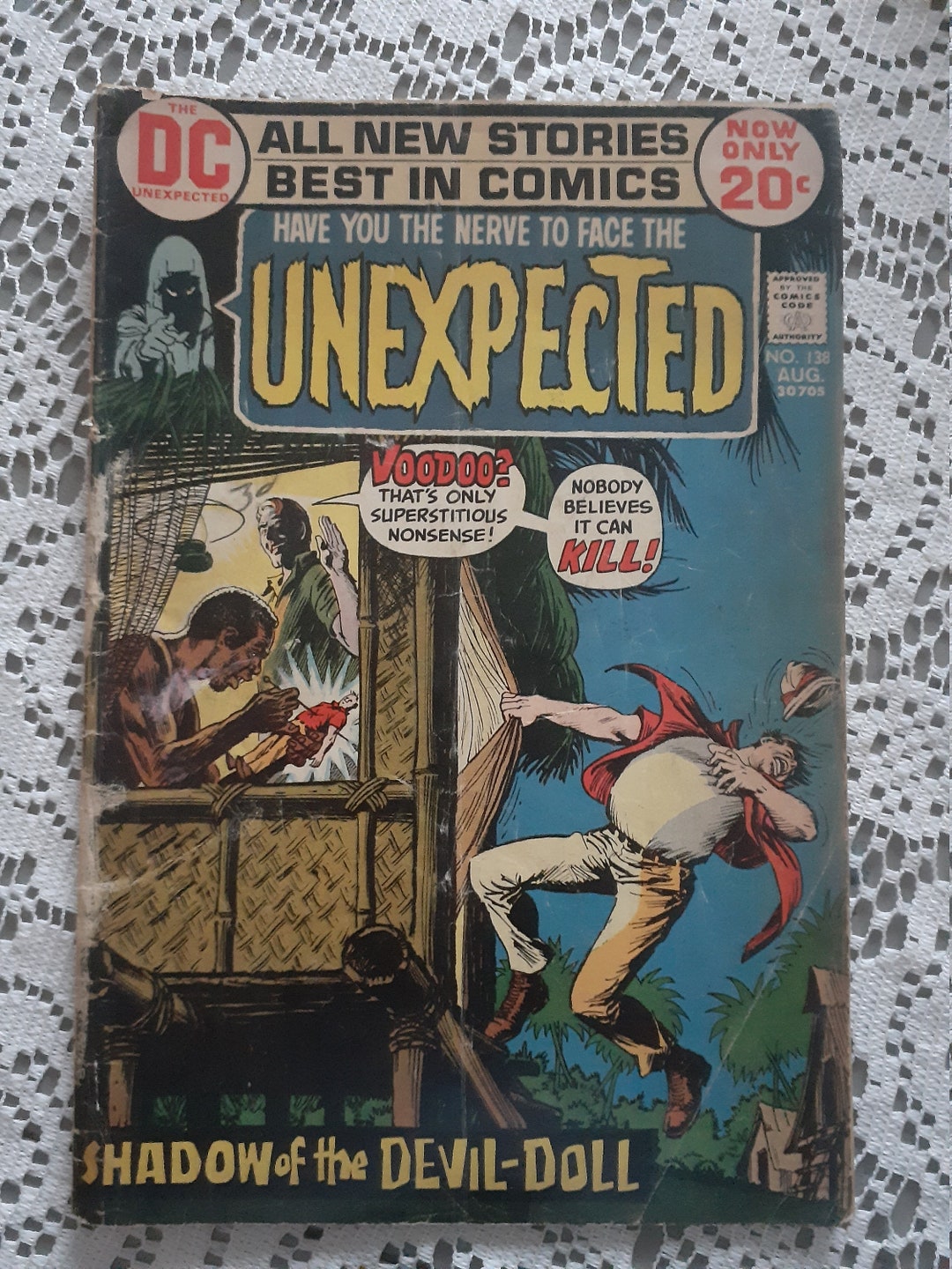 The Unexpected Comic Book #138 1972, Horror Stories Comic - Etsy