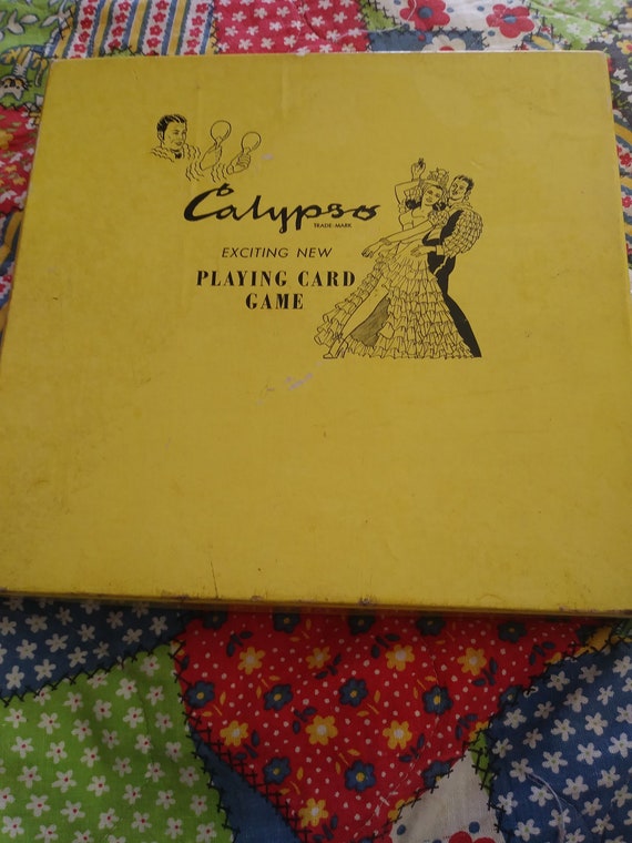 Calypso Playing Card Game/ 1955 Calypso Card Game/ Full Box of | Etsy ...