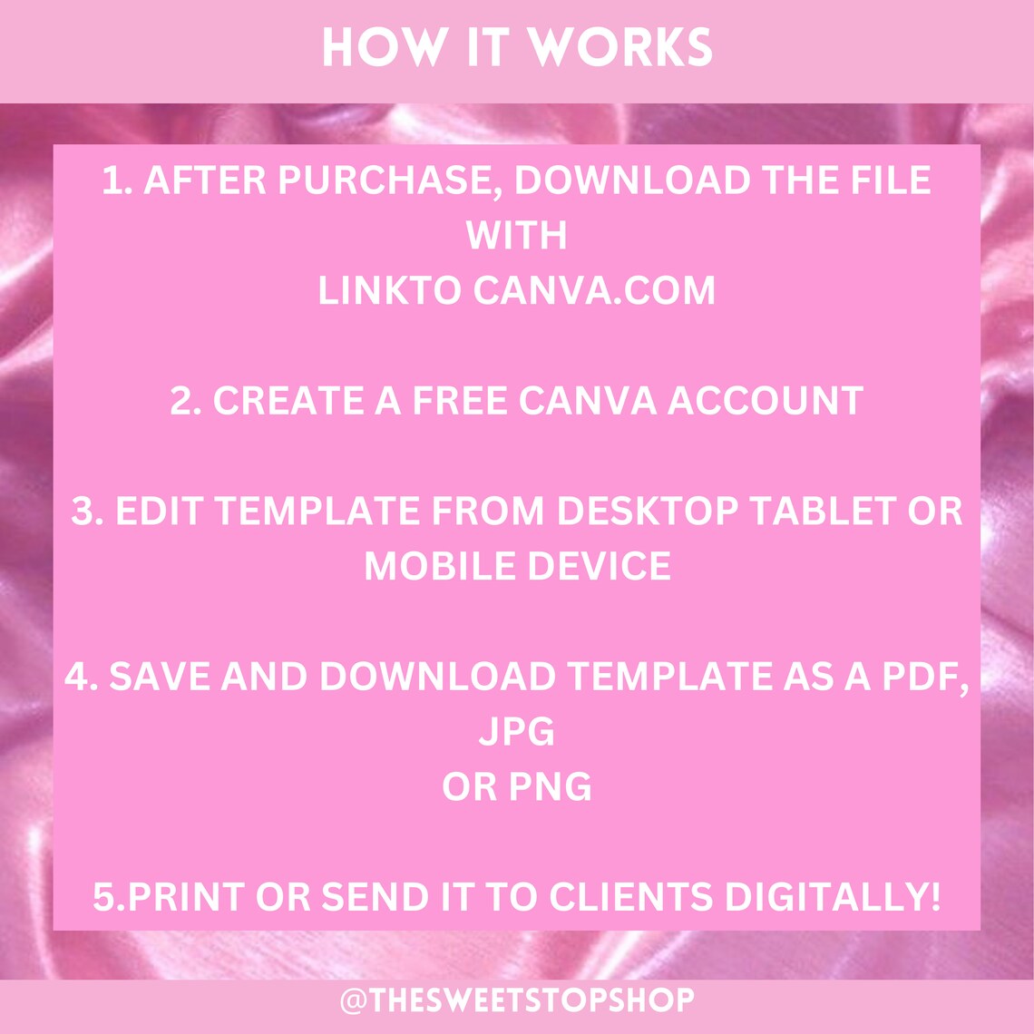 Invoice Template Bundle - Pink, Small Business Template, Editable ...