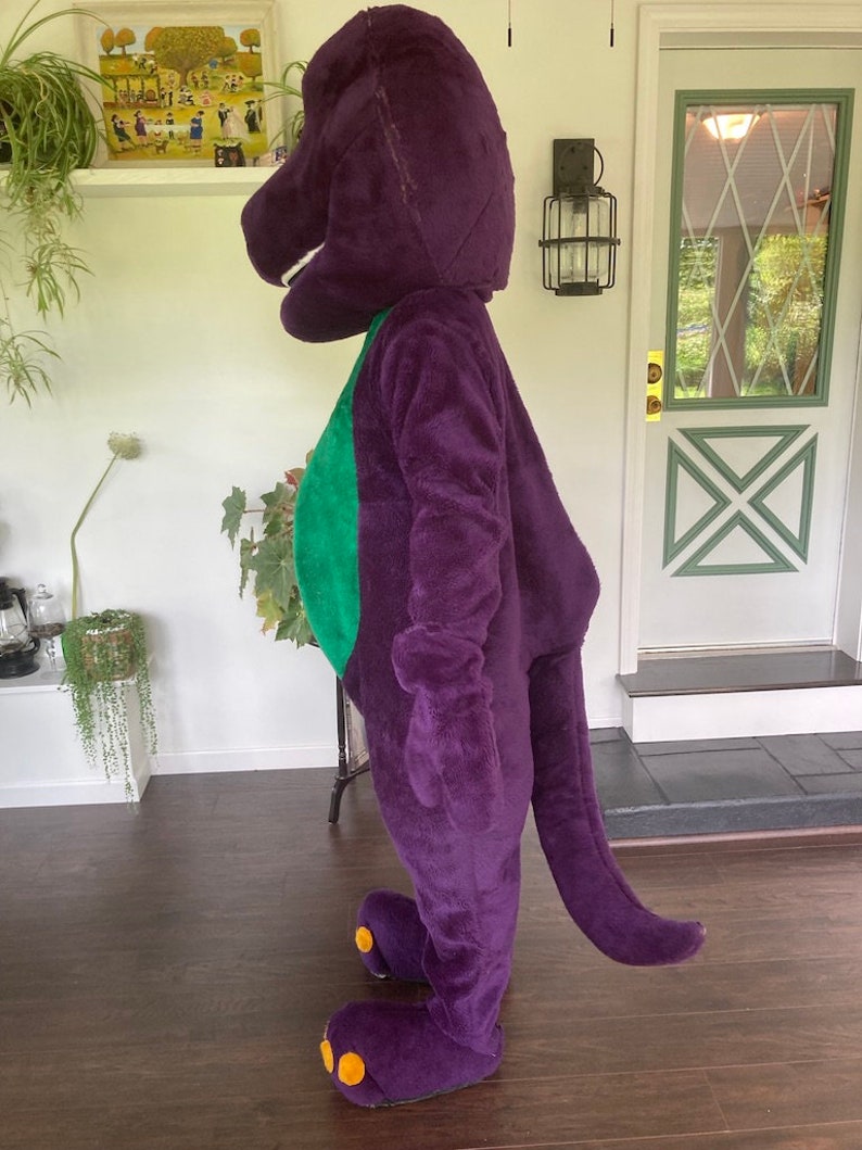 Vtg 1990s Complete Vintage Full Size Barney Costume - Etsy