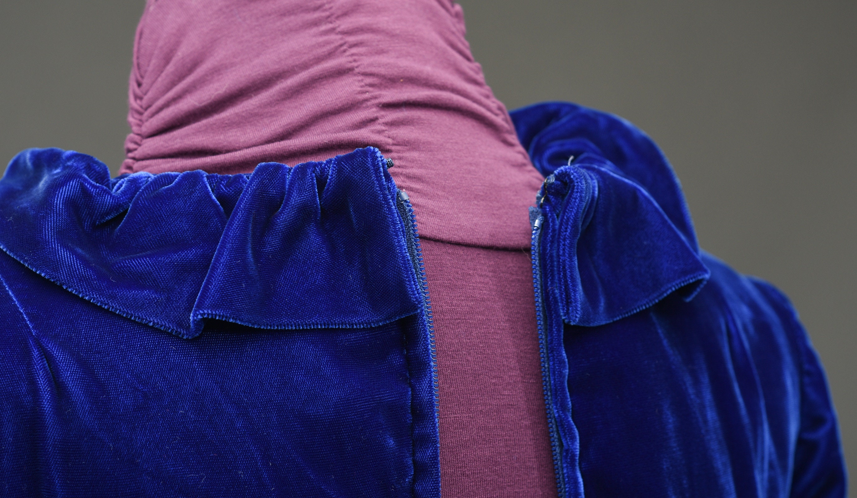 Dark Blue Velvet Early 1970s Lorrie Deb Bohemian Dress With - Etsy