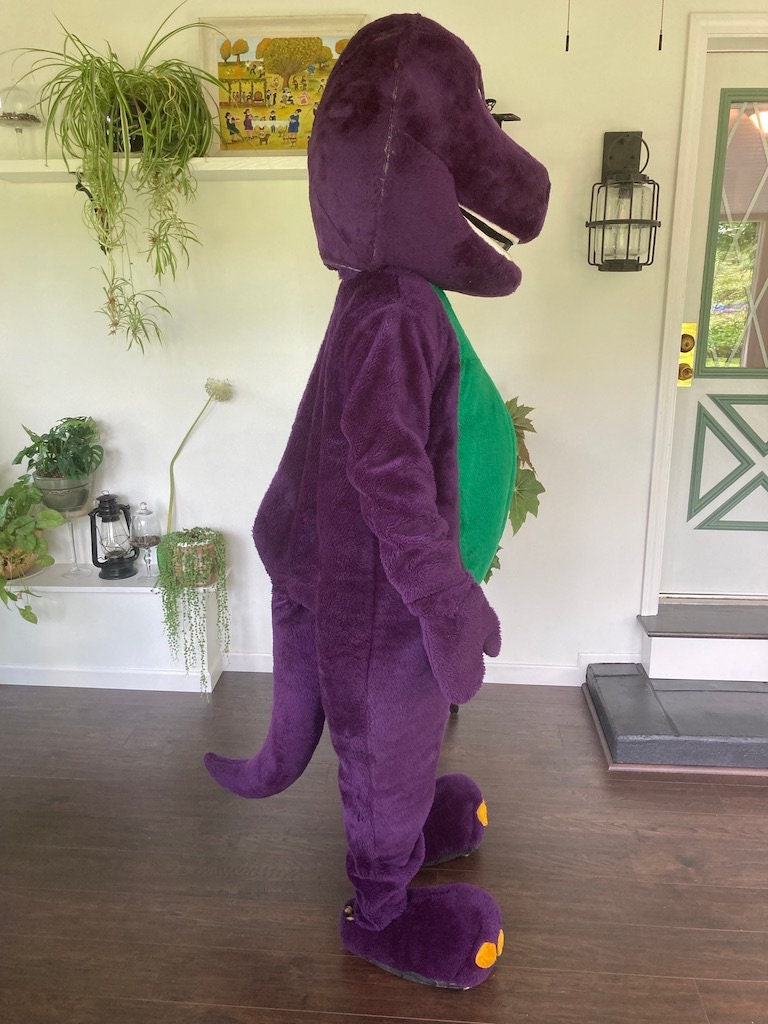 Vtg 1990s Complete Vintage Full Size Barney Costume - Etsy