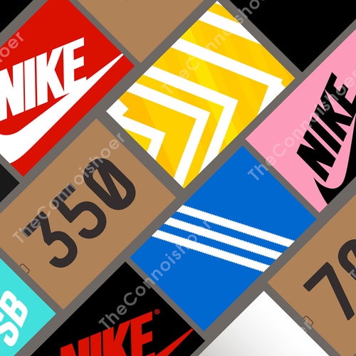 Sneaker Box Wall Art Poster | Etsy